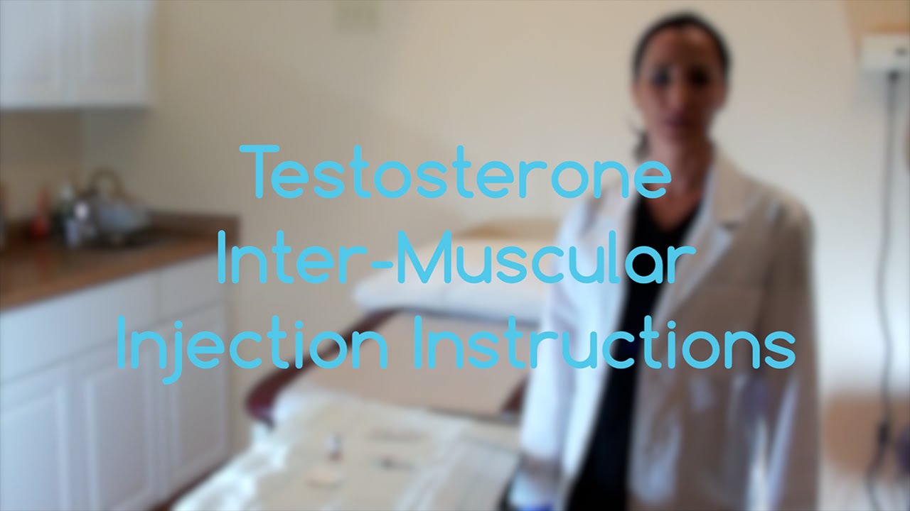 How To Perform Testosterone IM Injections - YouTube
