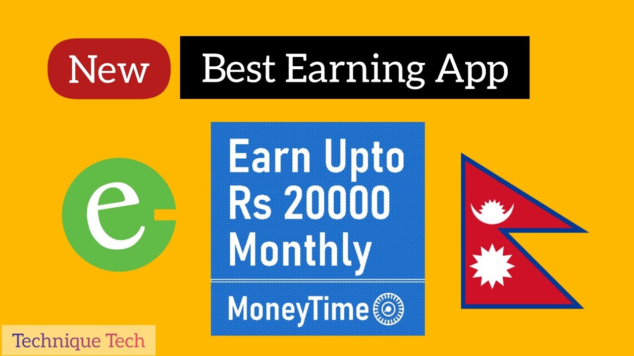 Best Earning app in nepal || MoneyTime app || earn 20000 || PayPal ...