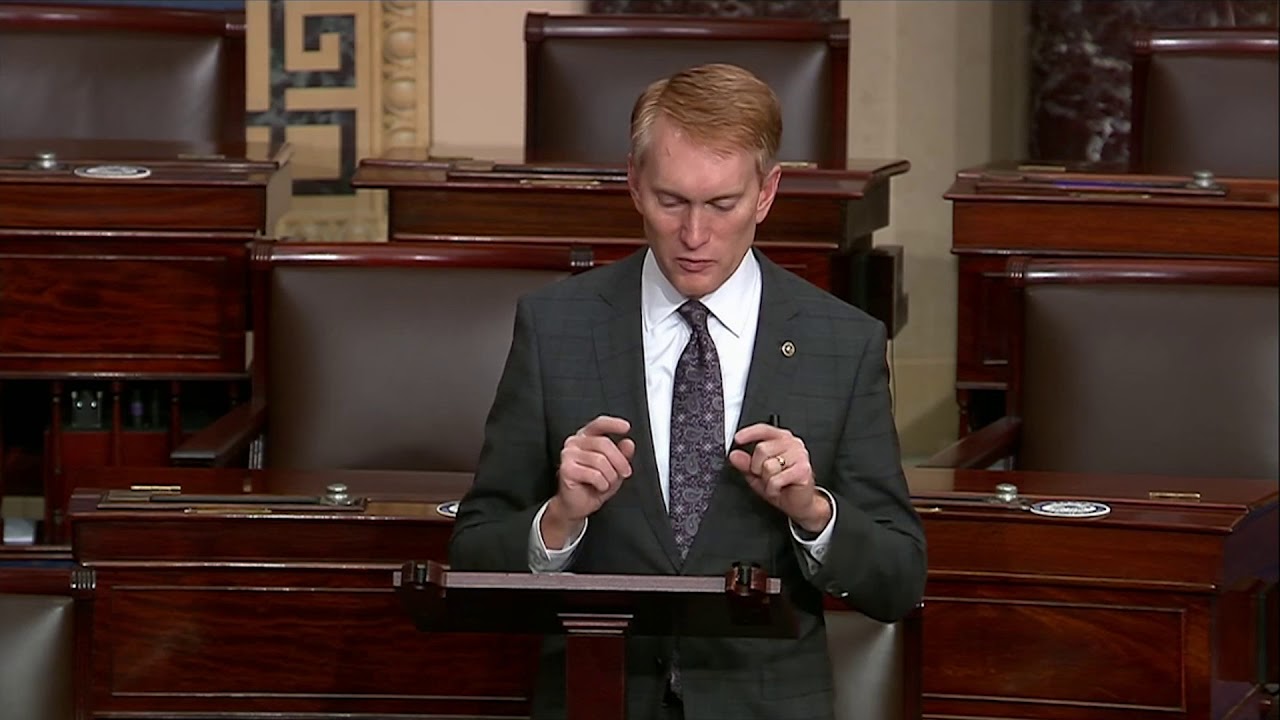 Senator James Lankford Gives Memorial Day Message on Floor of US Senate ...