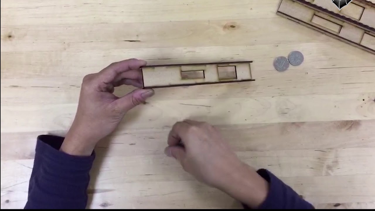 Laser Cutting Coin Sorter - YouTube