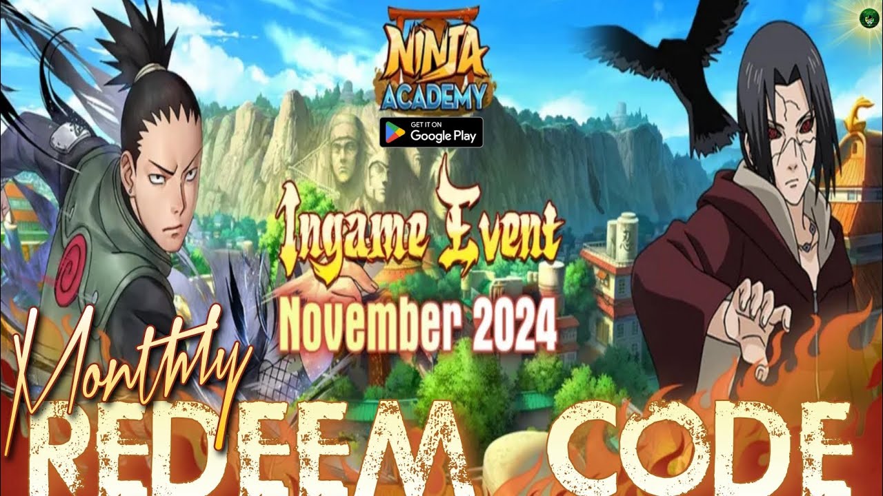 Ninja Academy New Redeem Code 🎁 November 2024🔥Ninja Academy Global ...