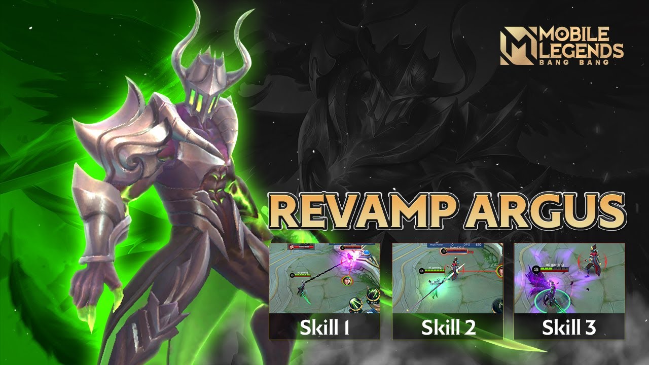 MOBILE LEGENDS ARGUS REVAMP - YouTube