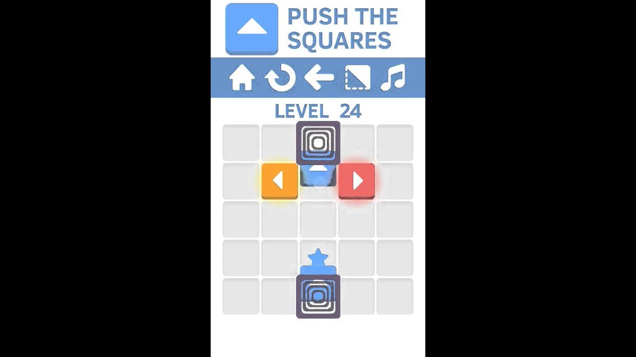 Push the Squares Walkthrough Level 21 to 30 - YouTube