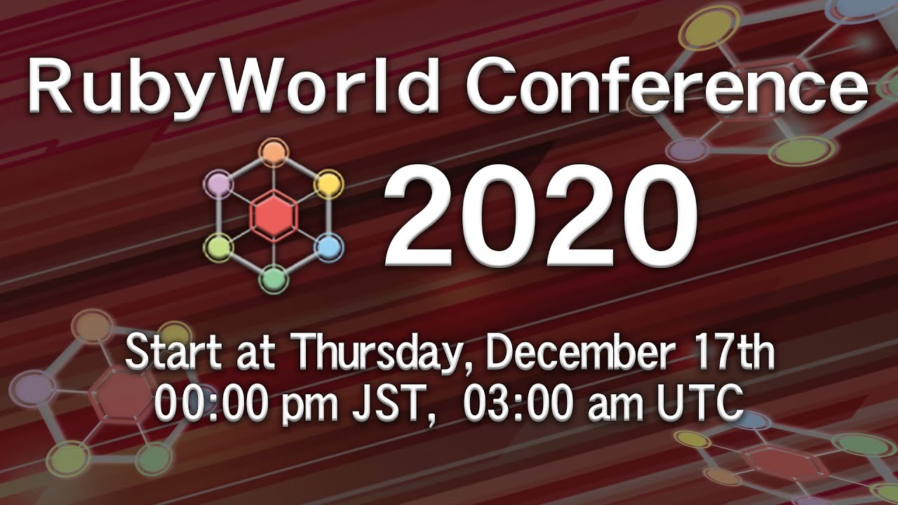 RubyWorld Conference 2020 English Channel - YouTube