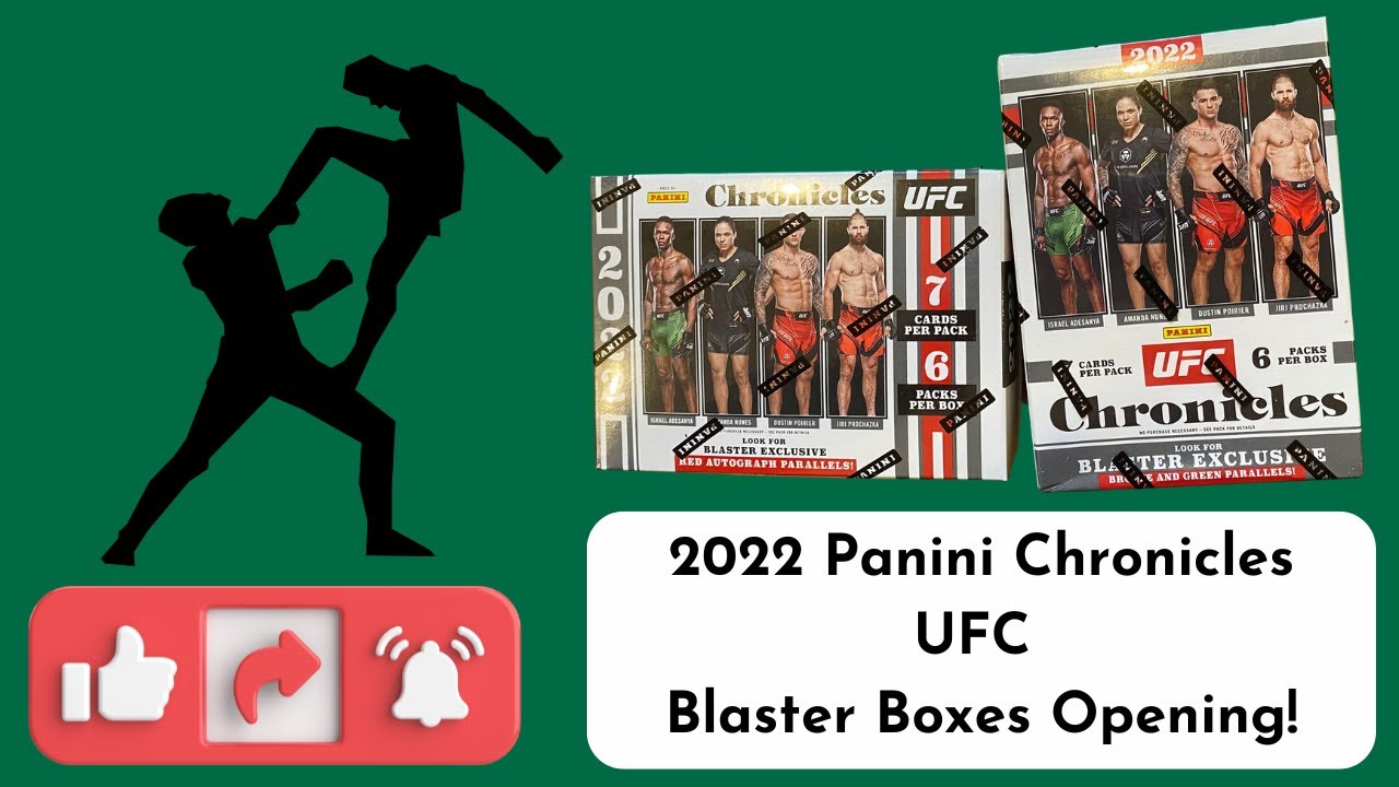 2022 Chronicles UFC Two Blaster Boxes! Lithuanian Queen! - YouTube