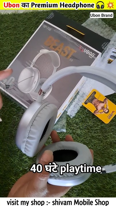 बहुत ही Comfortable है UBON का Headphone. #shorts #ubon #headphones #mobileaccessories # ...