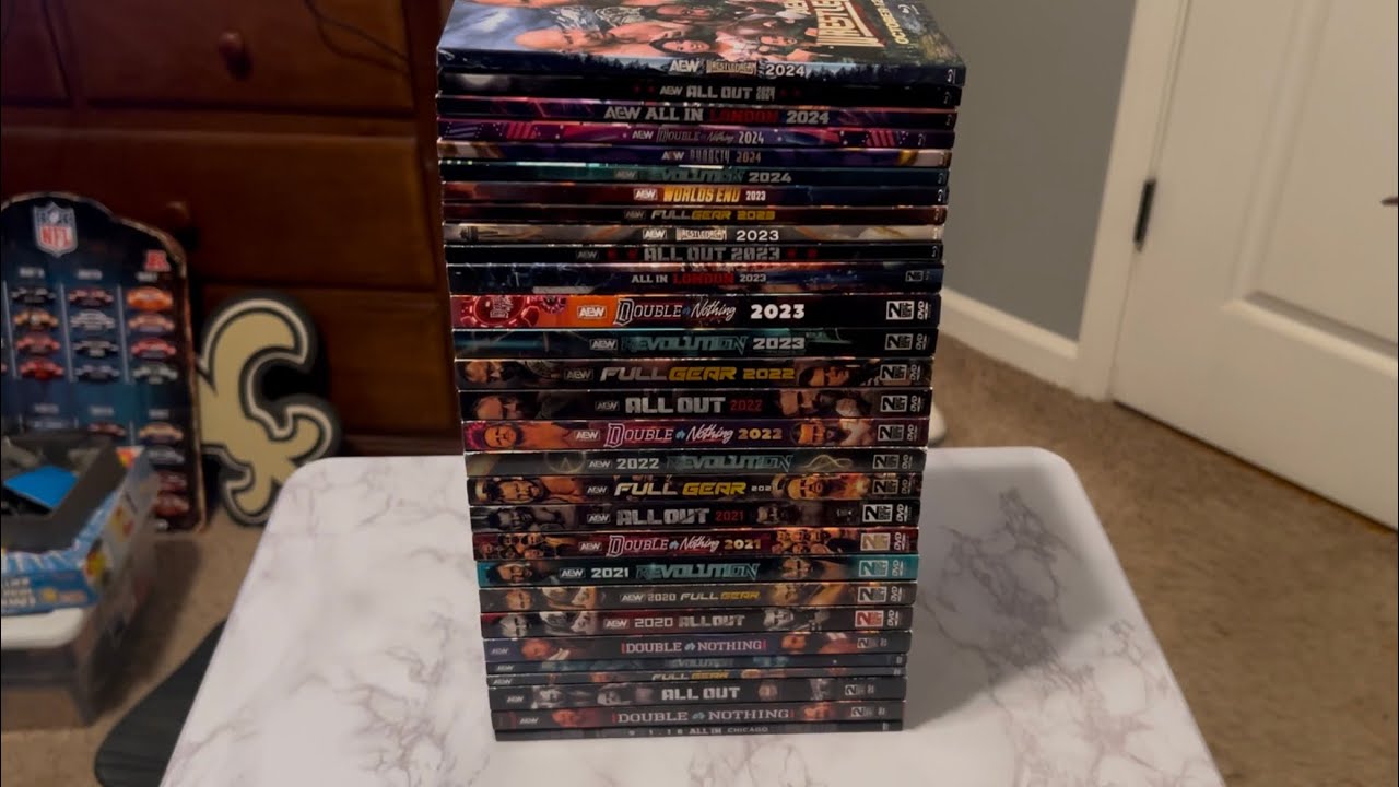 Entire AEW PPV DVD/Blu Ray Collection - YouTube