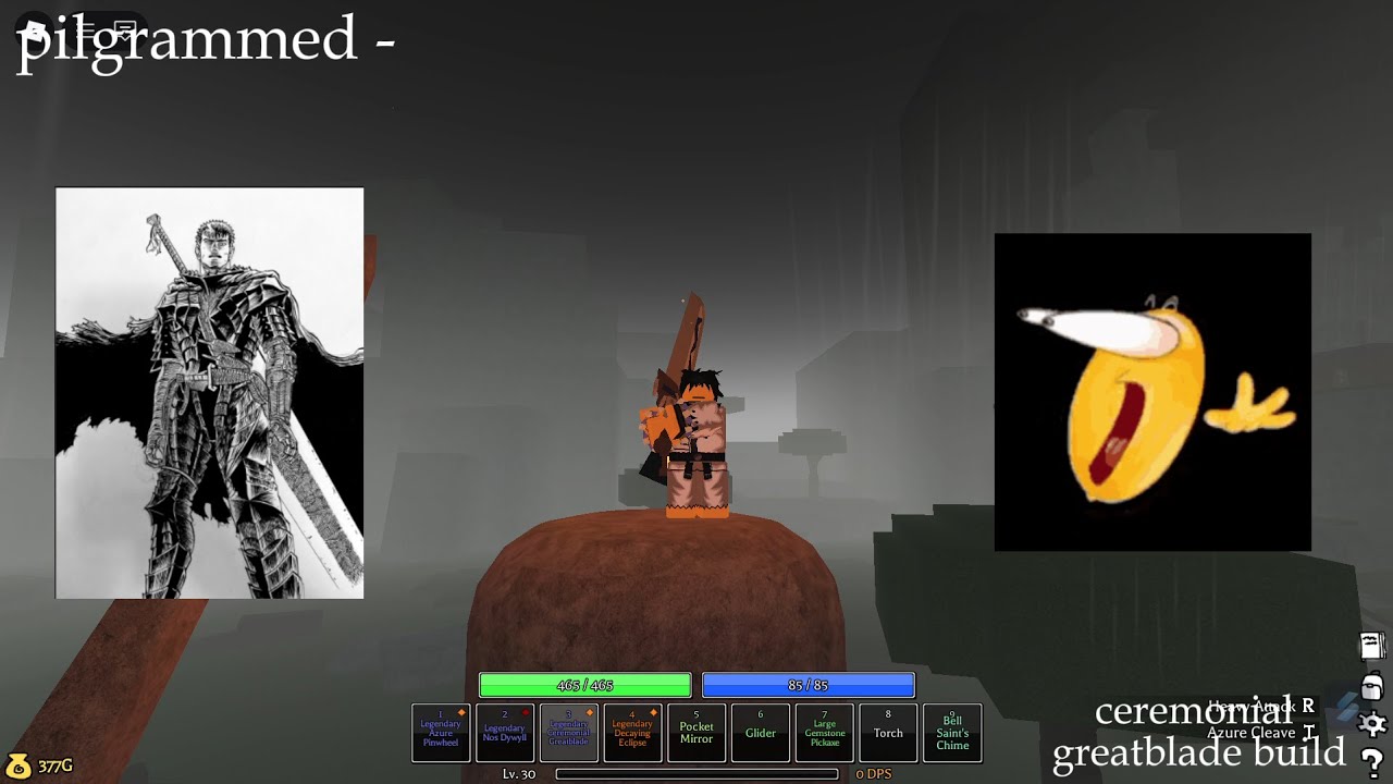 ceremonial greatblade poise tank build - pilgrammed - YouTube