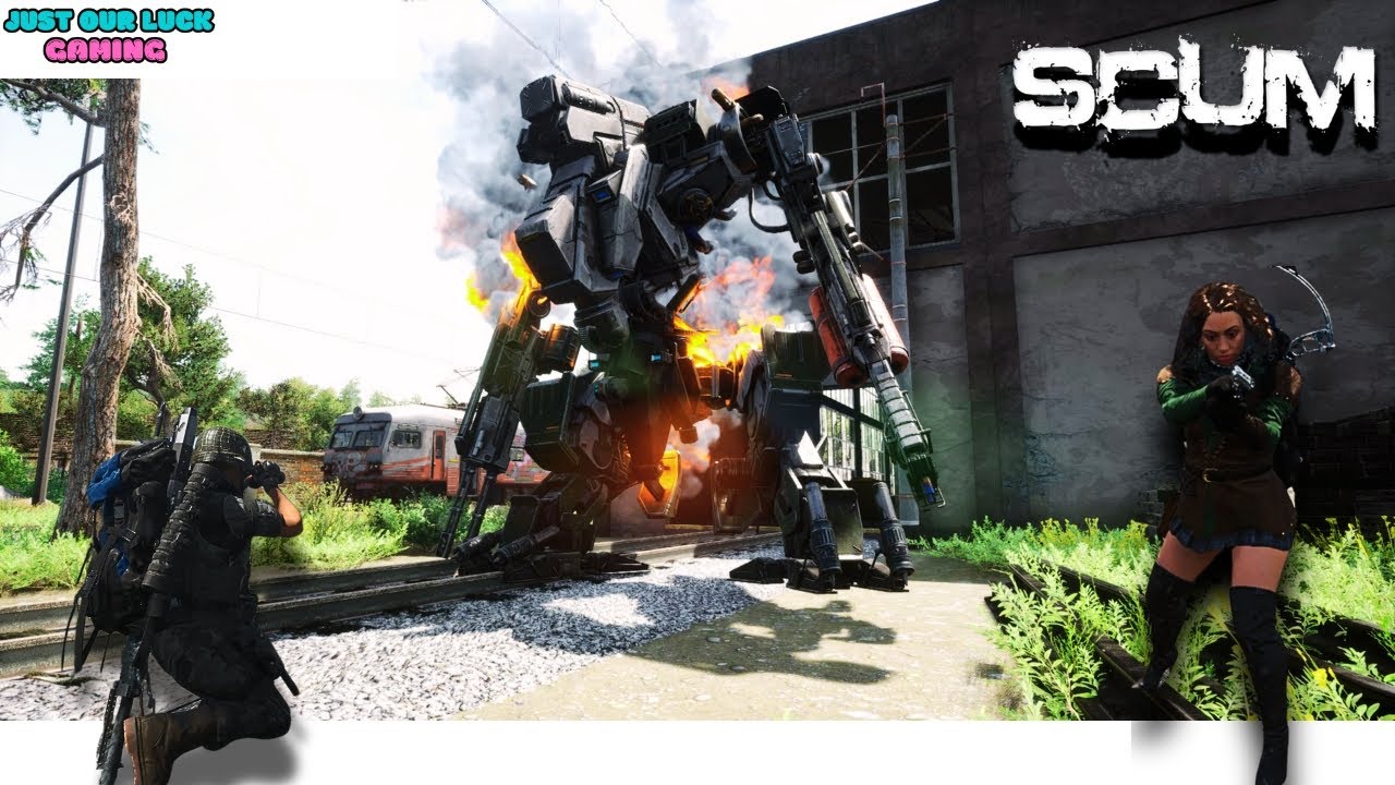 How To Easily Fight The MECHS in SCUM! | SCUM Episode 24 - YouTube