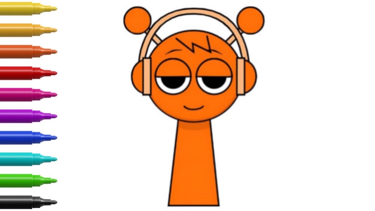 How To Draw Sprunki - YouTube