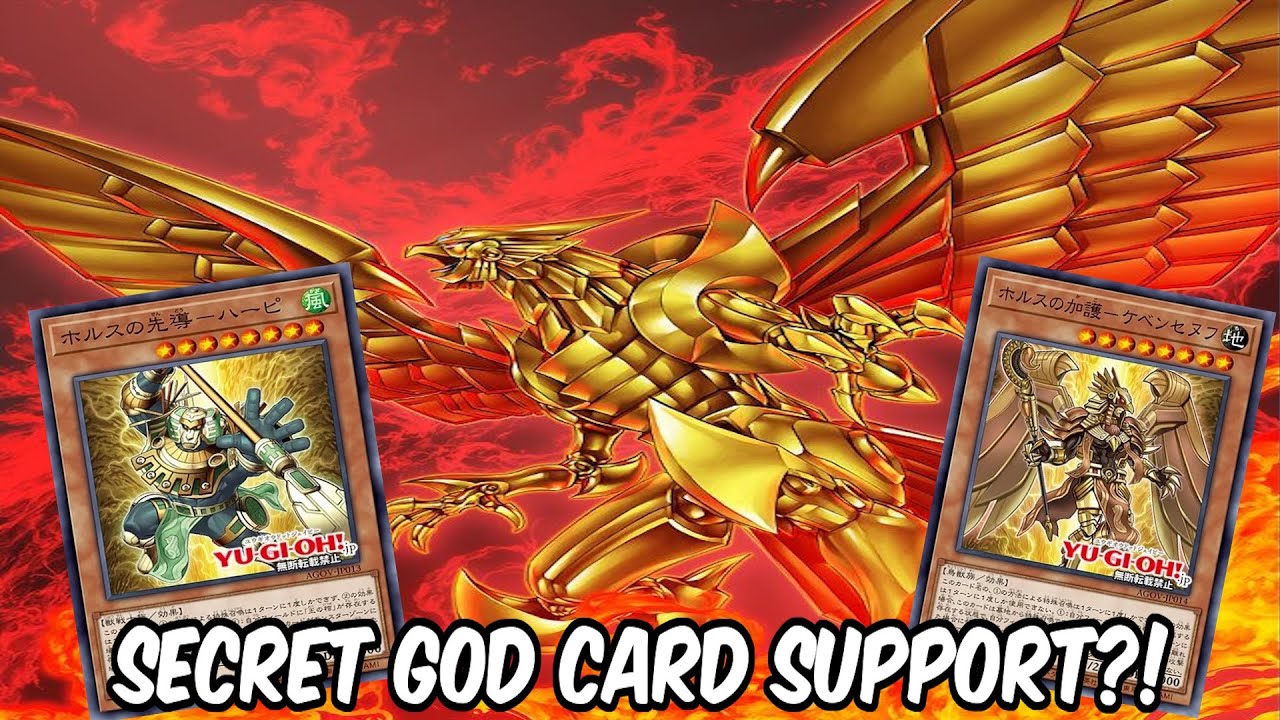 The Horus Archetype is a Secret God Card Support?! Ra Horus Vs Obelisk ...