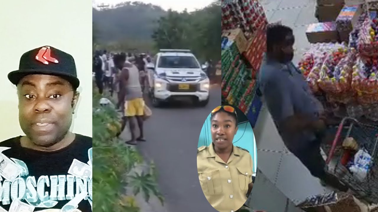Drama inna police station, Miss ₩h@R€, Thief push items inna clothes ...