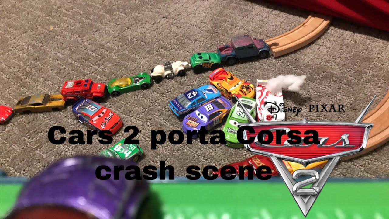 Cars 2 Porto Corsa crash stop motion - YouTube