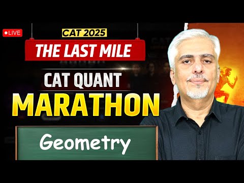 CAT 2025 Geometry Marathon with Amit Panchmatia (QA 100%iler) | Complete Revision + Q&A Session