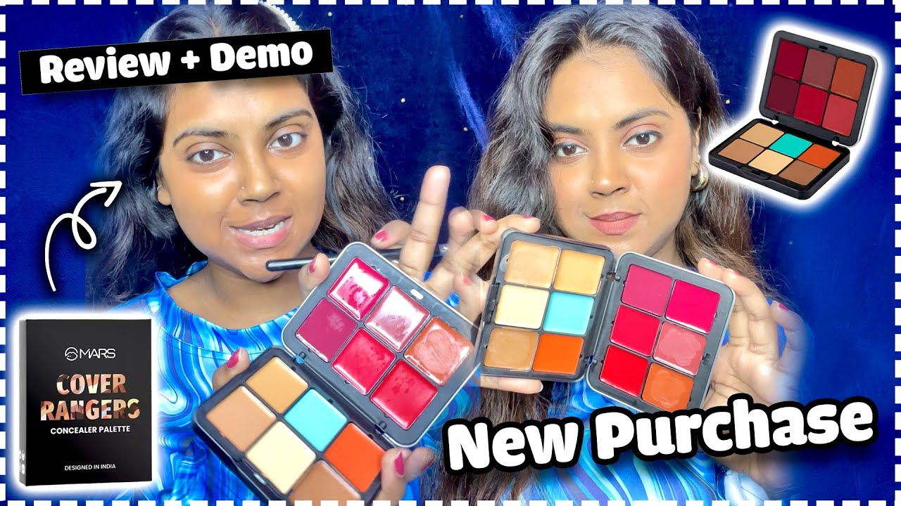 Trying *New* Makeup | MARS Cover Rangers All in one Palette - YouTube