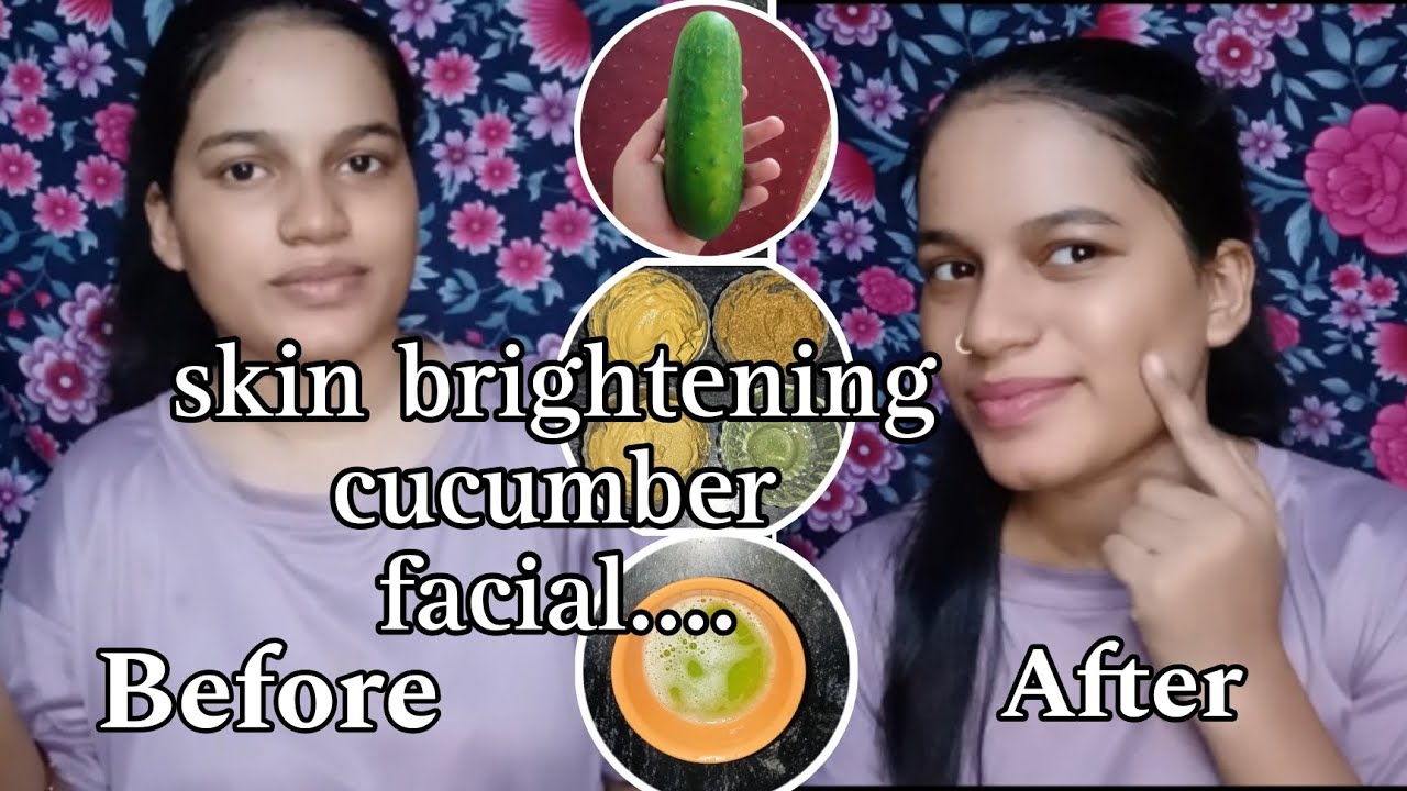 How to apply cucumber juice for skin brightening|| skin whitening ...