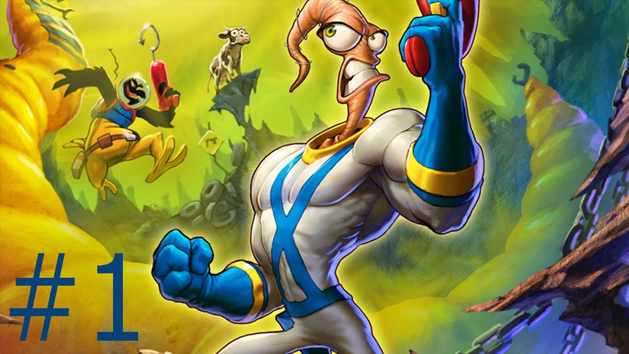 Earthworm Jim - SNES - Gameplay #1 - YouTube