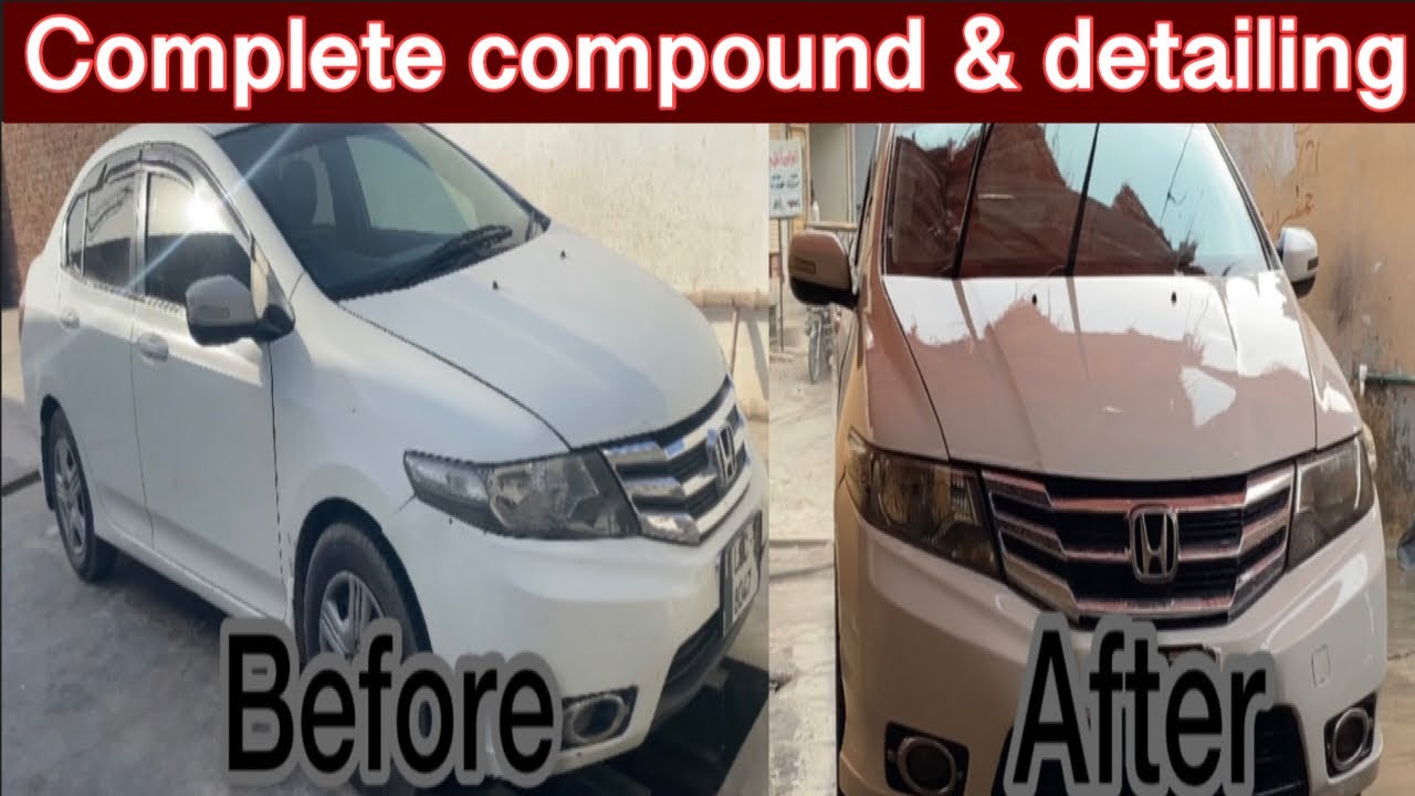 Compound polish & detailing of my car 🚗 | Review about compound polish ...