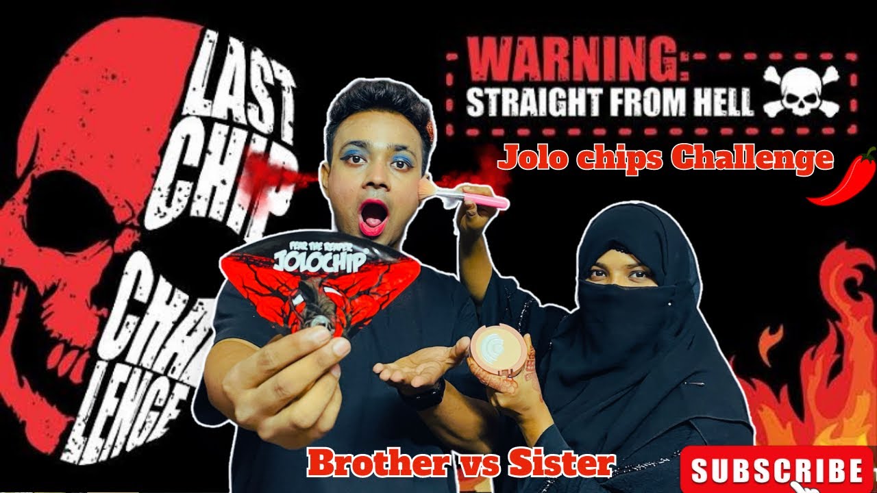 World’s hottest jolo chip eating challenge 😱 | Jolo chip challenge🔥 ...