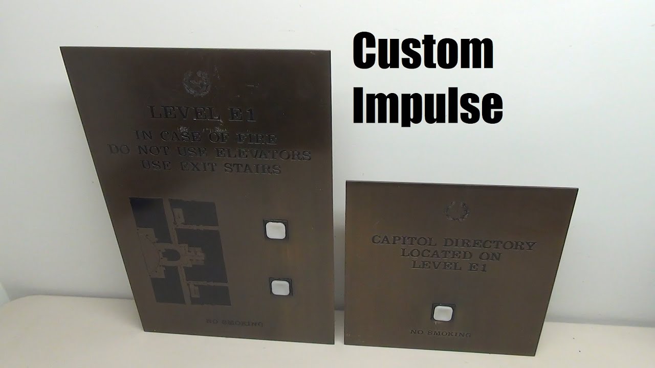 Wiring Two Custom Dover Impulse Elevator Buttons - YouTube