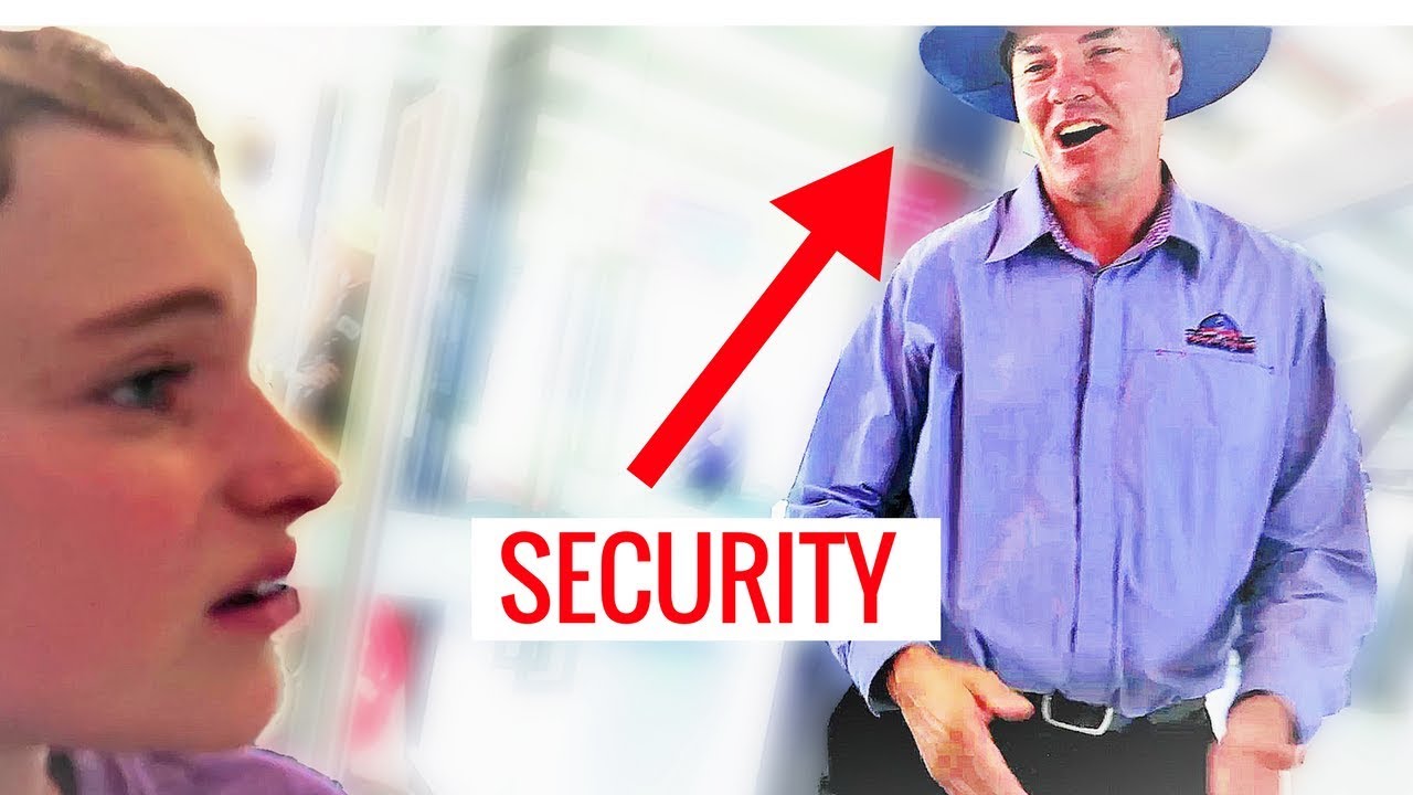 *SECURITY GUARD* KICKED OUT AT THE CRICKET || Kid Surfer Sabre Norris ...