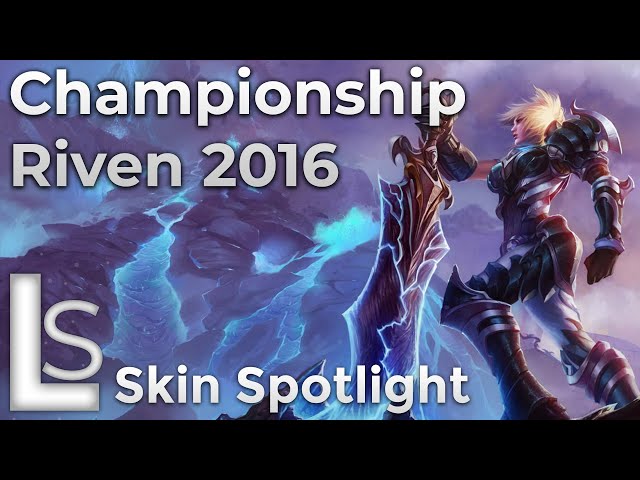 League Of Legends Championship Riven