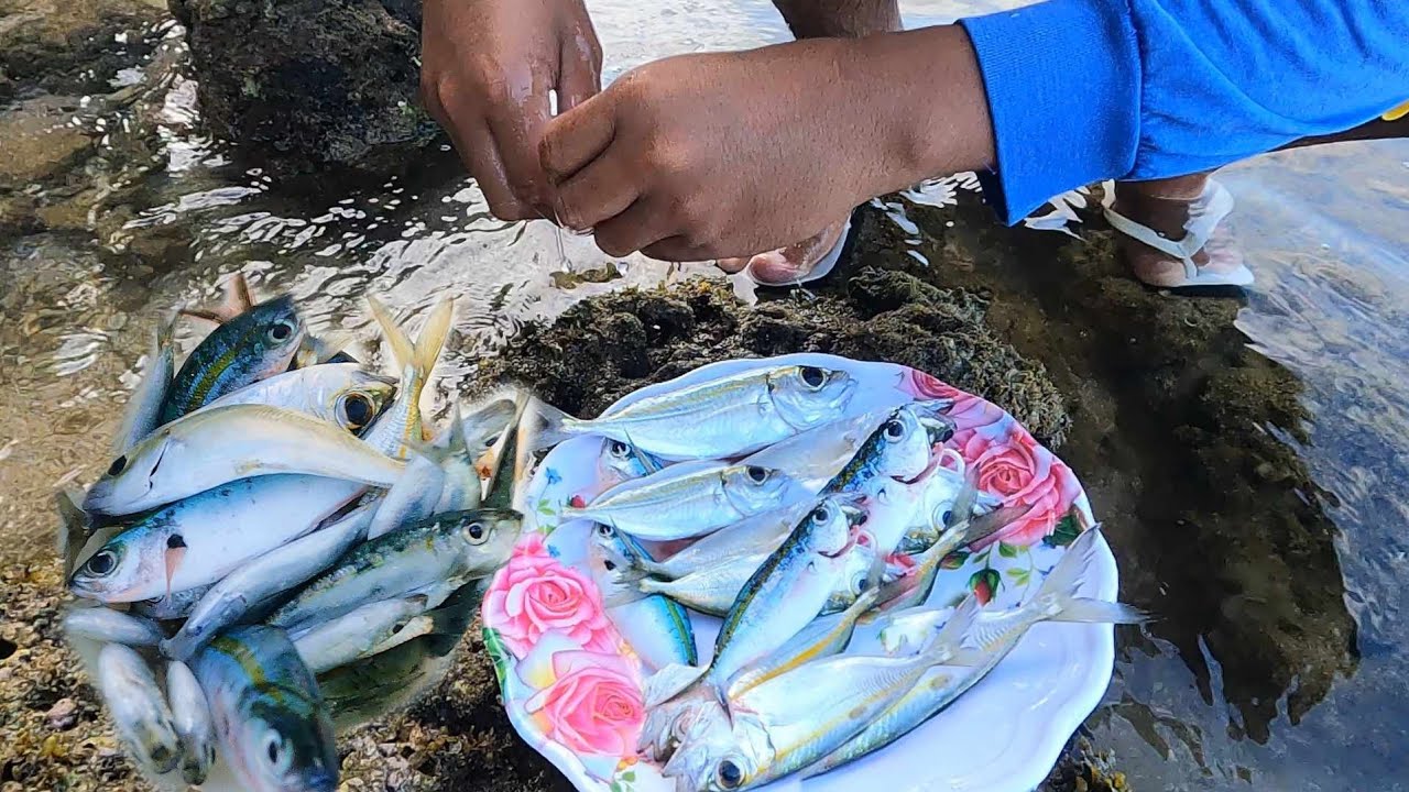 Sandaling Pangisda Para sa ulam pang umagahan - YouTube