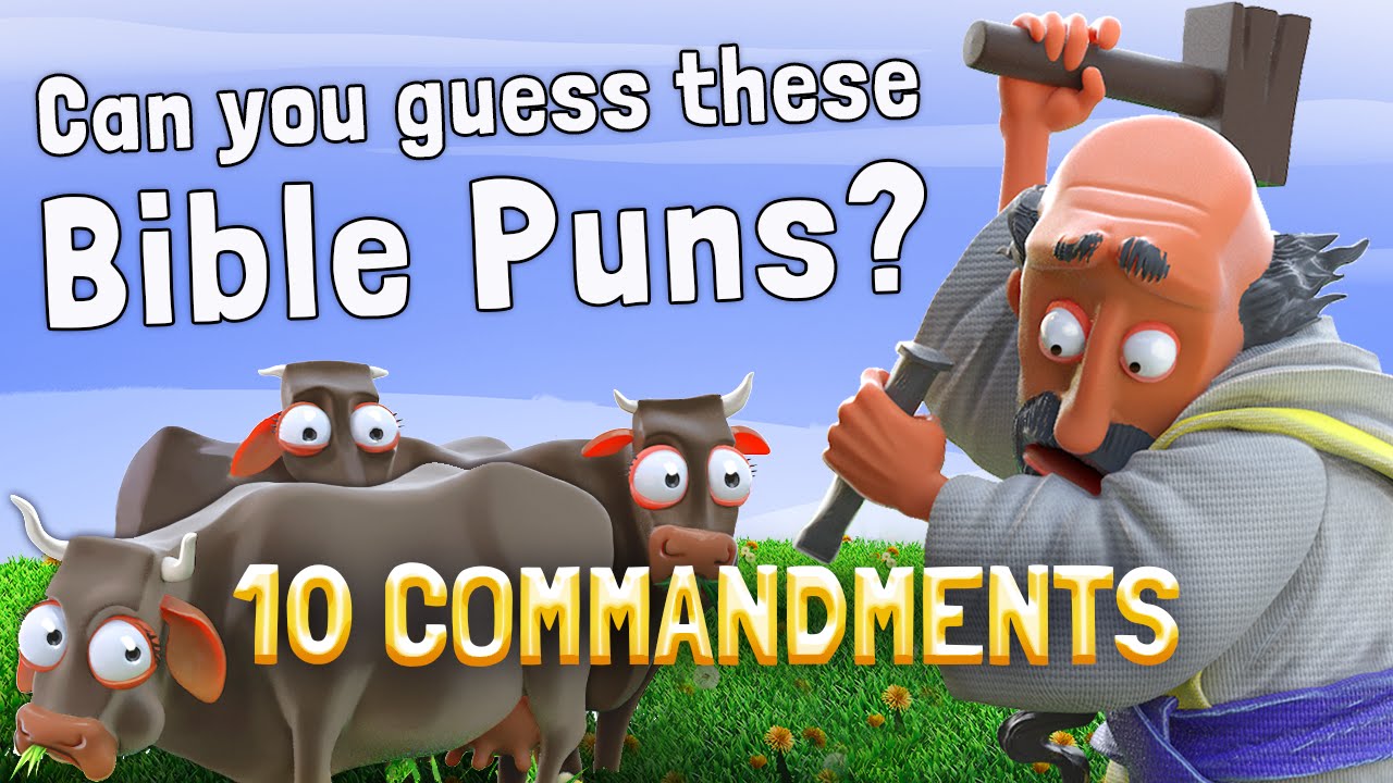 Can you guess these Bible PUNS? The 10 Commandments - YouTube