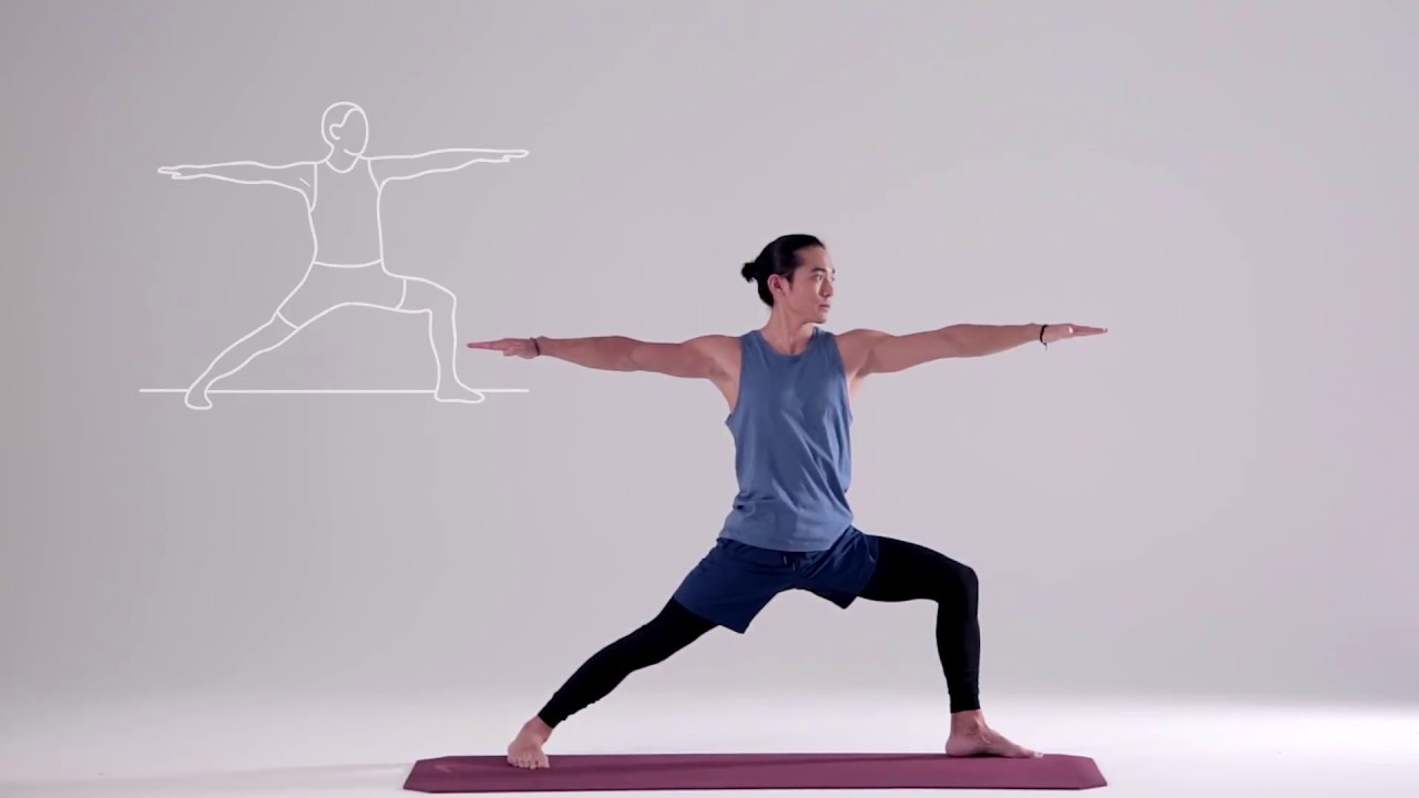 Mama Me-time yoga 16_Warrior Pose - YouTube