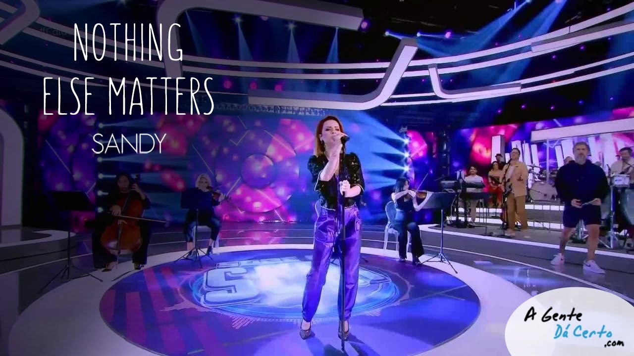 NOTHING ELSE MATTERS - Sandy (Pseudo Video - Live @ TV - 03/12/2022 ...