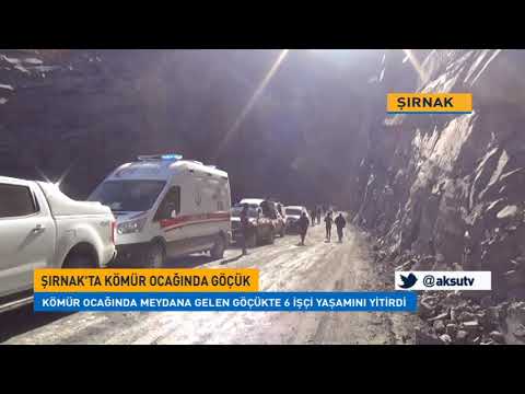 Şırnak'ta kömür ocağında göçük