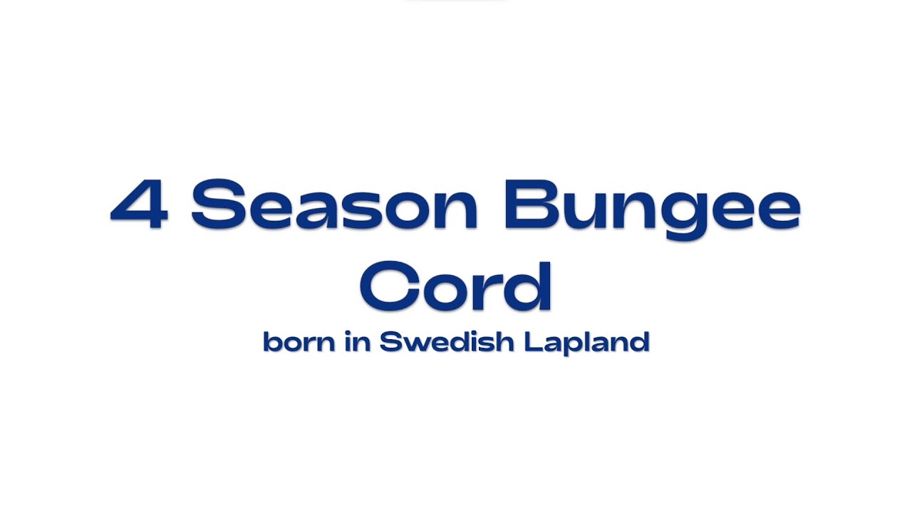 4 Season Bungee Cord Tutorial - YouTube