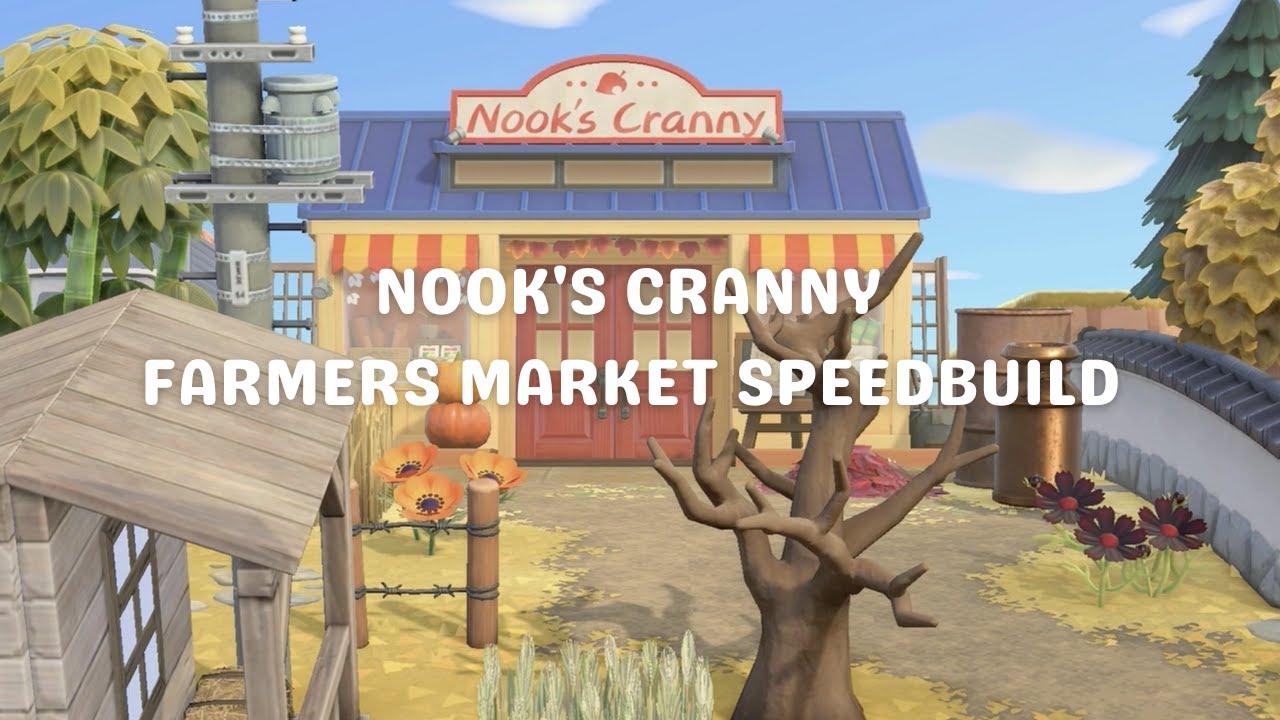 Nook's Cranny Farmers Market Speedbuild - YouTube