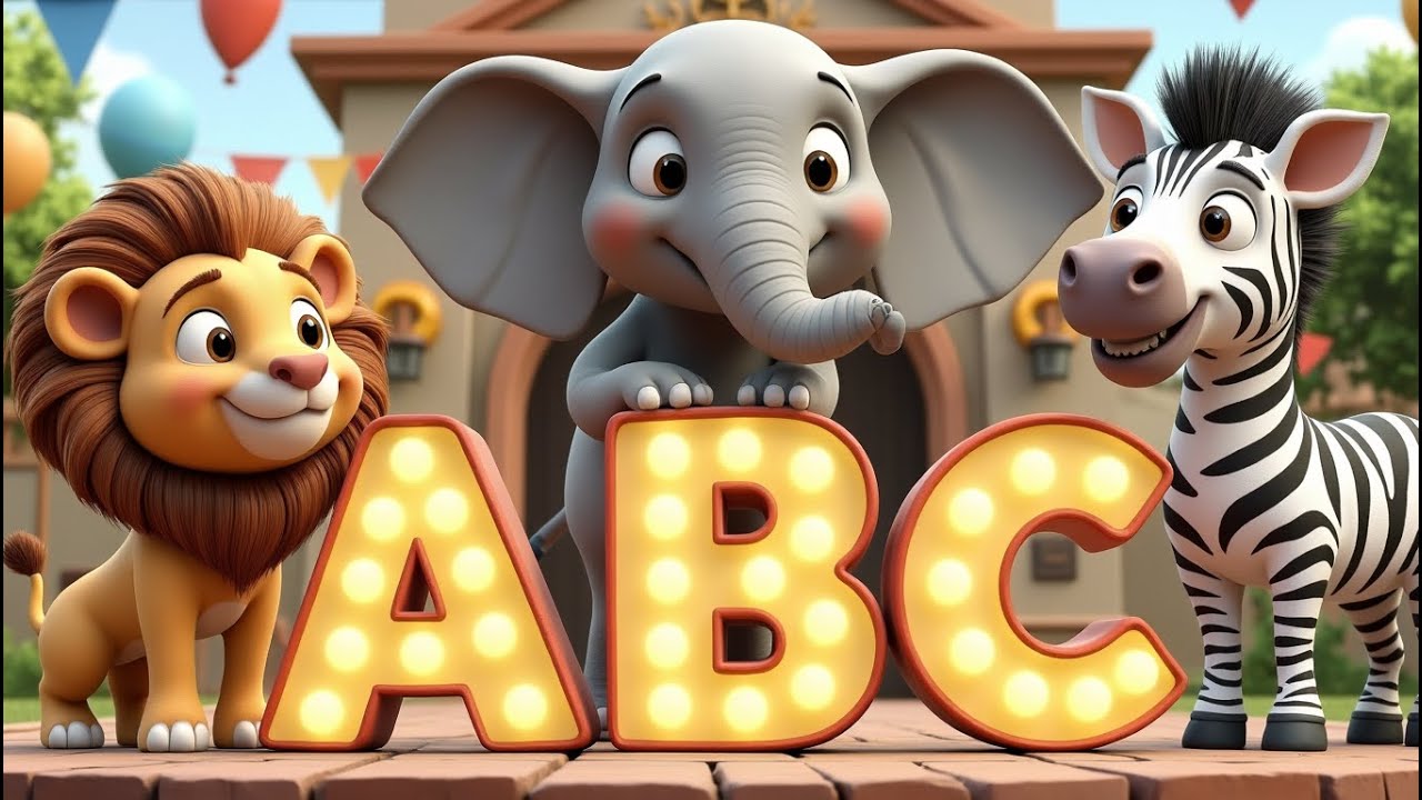 Alphabet Animal Parade song | Learn Alphabet with Fun Toys A to Z ...