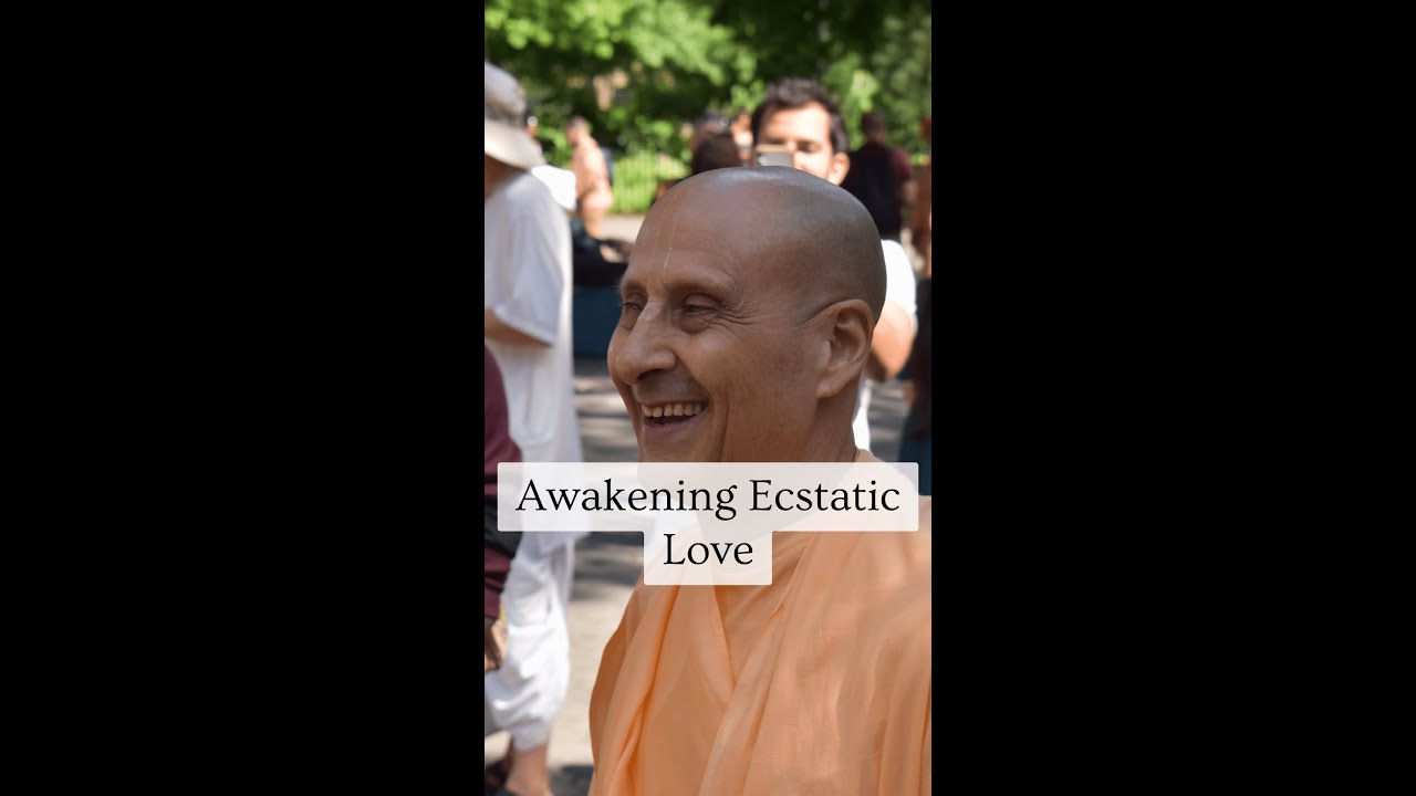 Awakening Ecstatic Love by His Holiness Radhanath Swami🙏 - YouTube