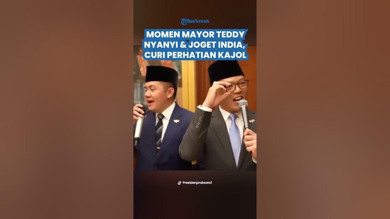 MOMEN MAYOR TEDDY Asyik Joget & Nyanyi 'Kuch Kuch Hota Hai', Artis Bollywood Kajol Terpesona ...