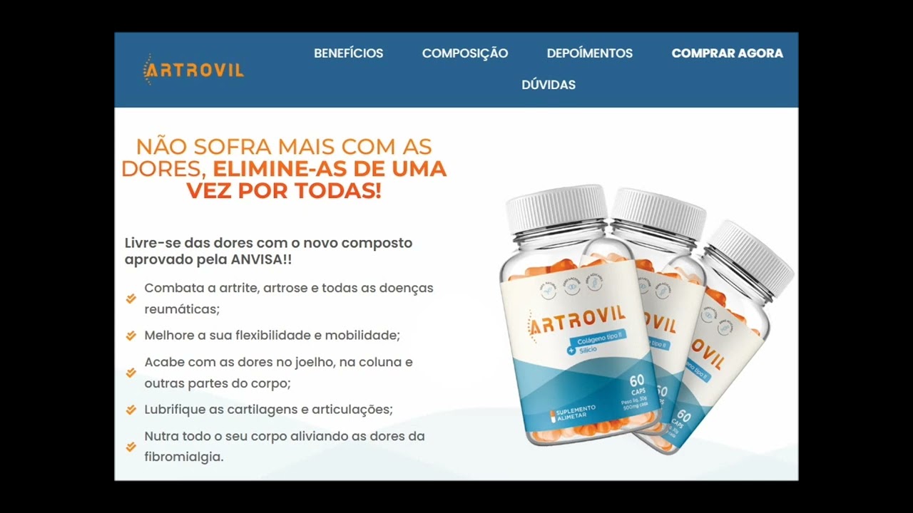 ARTROVIL- ARTROVIL VALE A PENA? ARTROVIL É BOM? ARTROVIL PARA ARTROSE ...