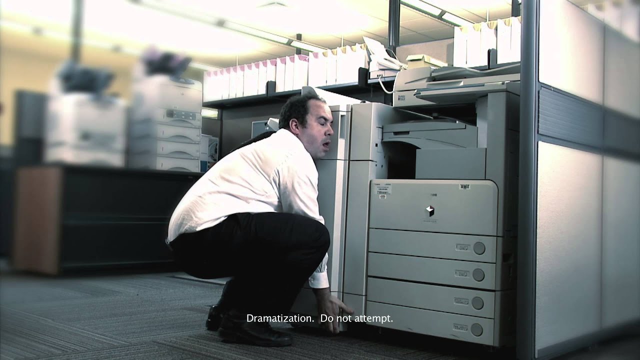 Think Twice Lift Once - Office Superhero - YouTube