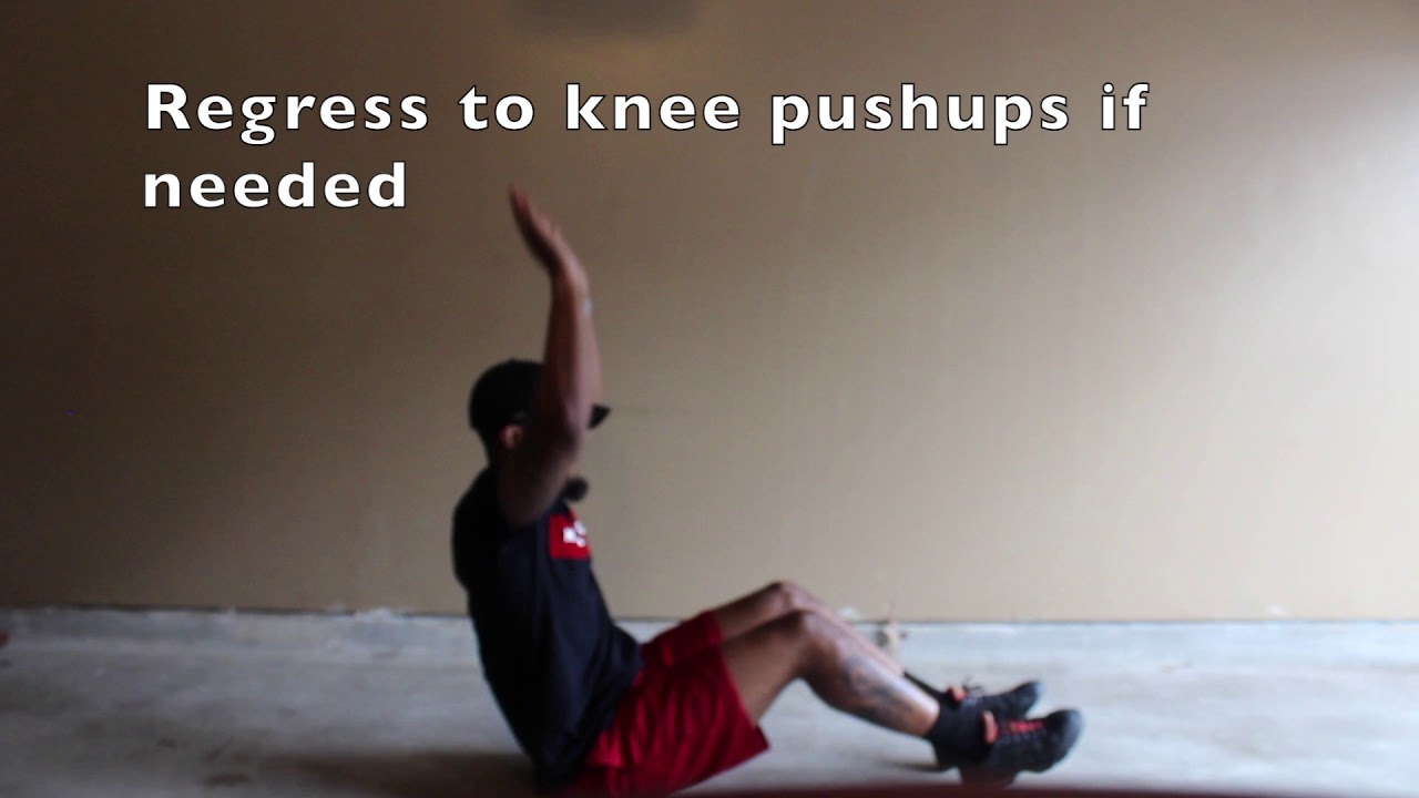 Push-Up/ Shoulder Press - YouTube