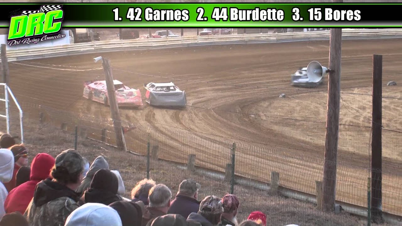 Jackson County Speedway :: 3.23.13 :: Late Model Feature - YouTube