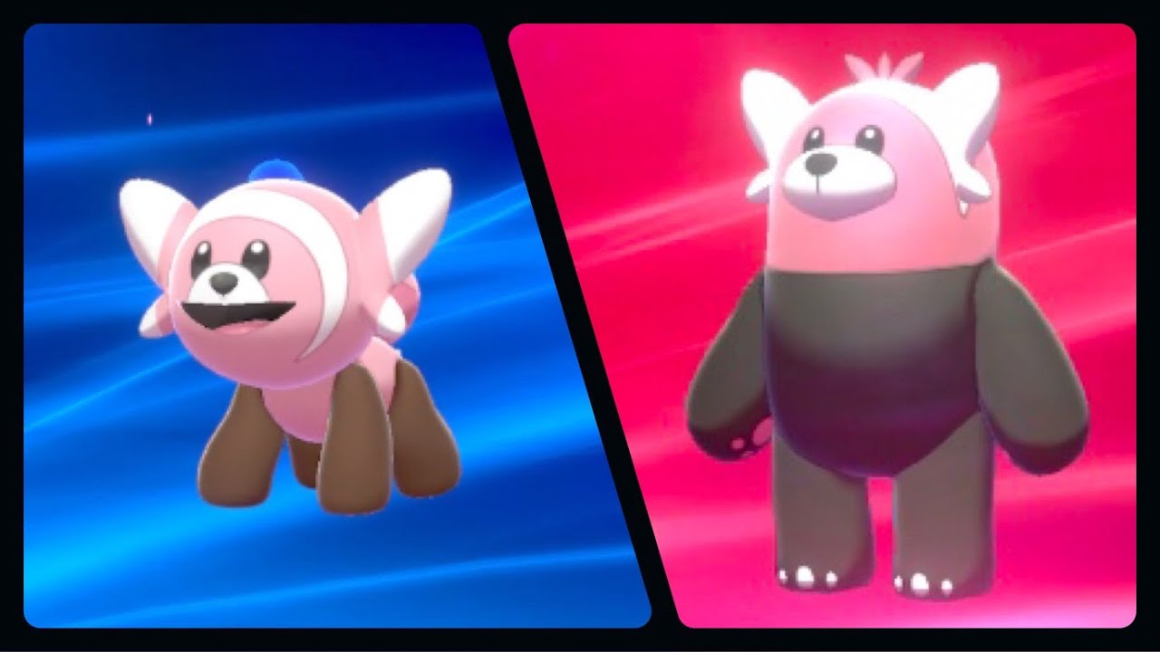 STUFFUL EVOLVED INTO BEWEAR (POKEMON SHIELD) - YouTube