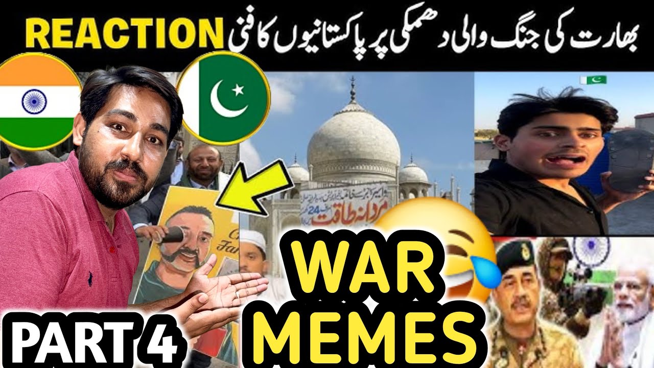 India vs Pakistan War Funny Memes|Pak vs Ind memes war|people Reactions ...