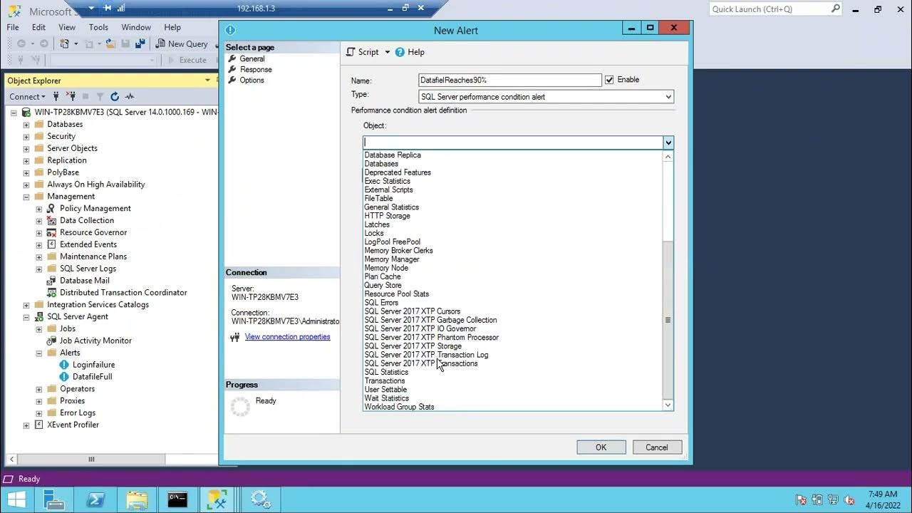 SQL DBA Batch 43 Class 65 Sql Server Alerts - YouTube