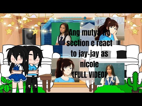 AMNSE REACT TO JAY-JAY AS NICOLE || AMNSE x CLASS 09 || 1/1 || - YouTube