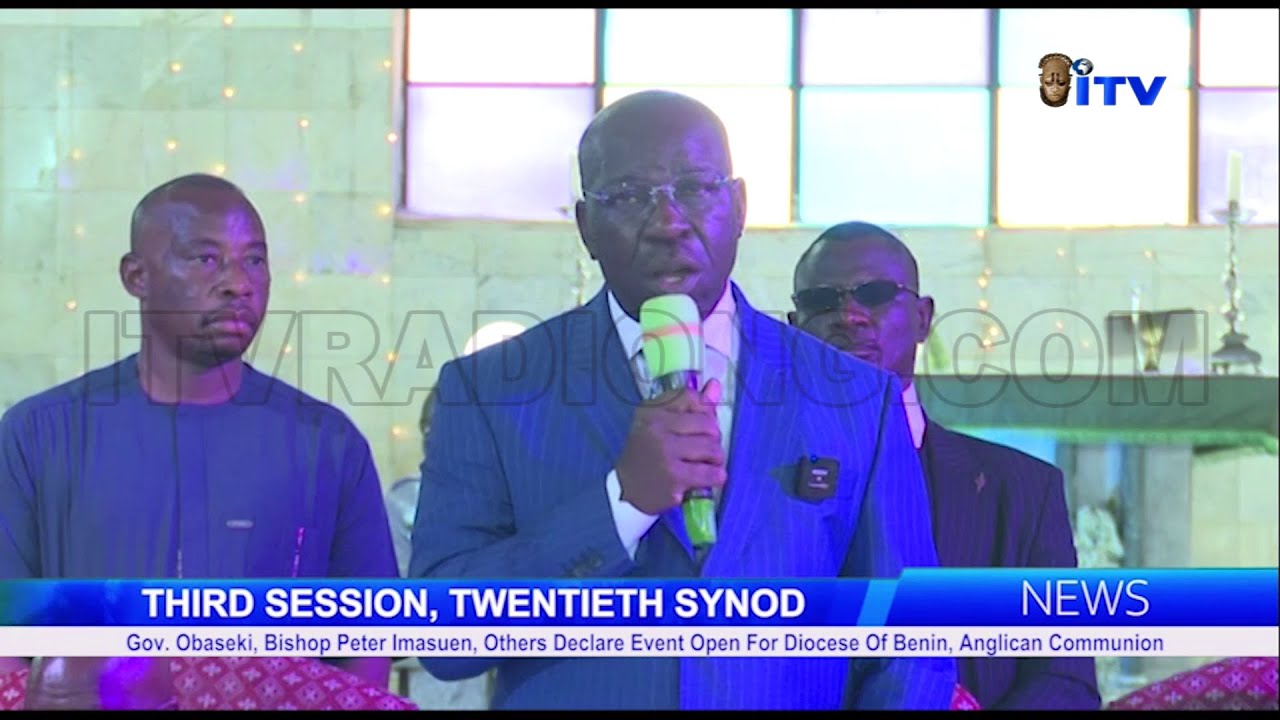 Gov. Obaseki, Bishop Peter Imasuen, Declare Event Open For Diocese Of ...