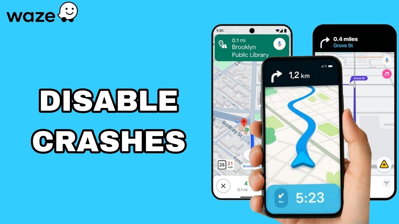How To Disable Crashes On Waze App | Step By Step - YouTube