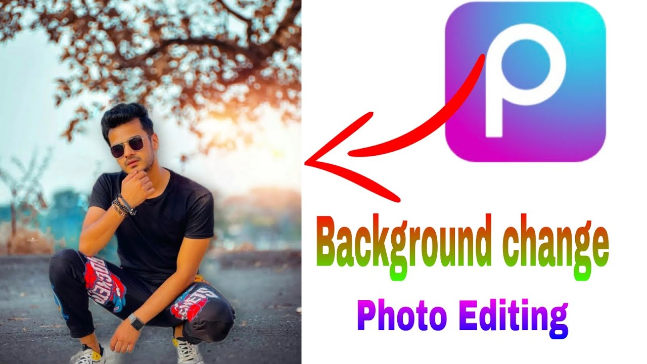 Realistic Background Change Photo Editing in PicsArt...🔥 - YouTube