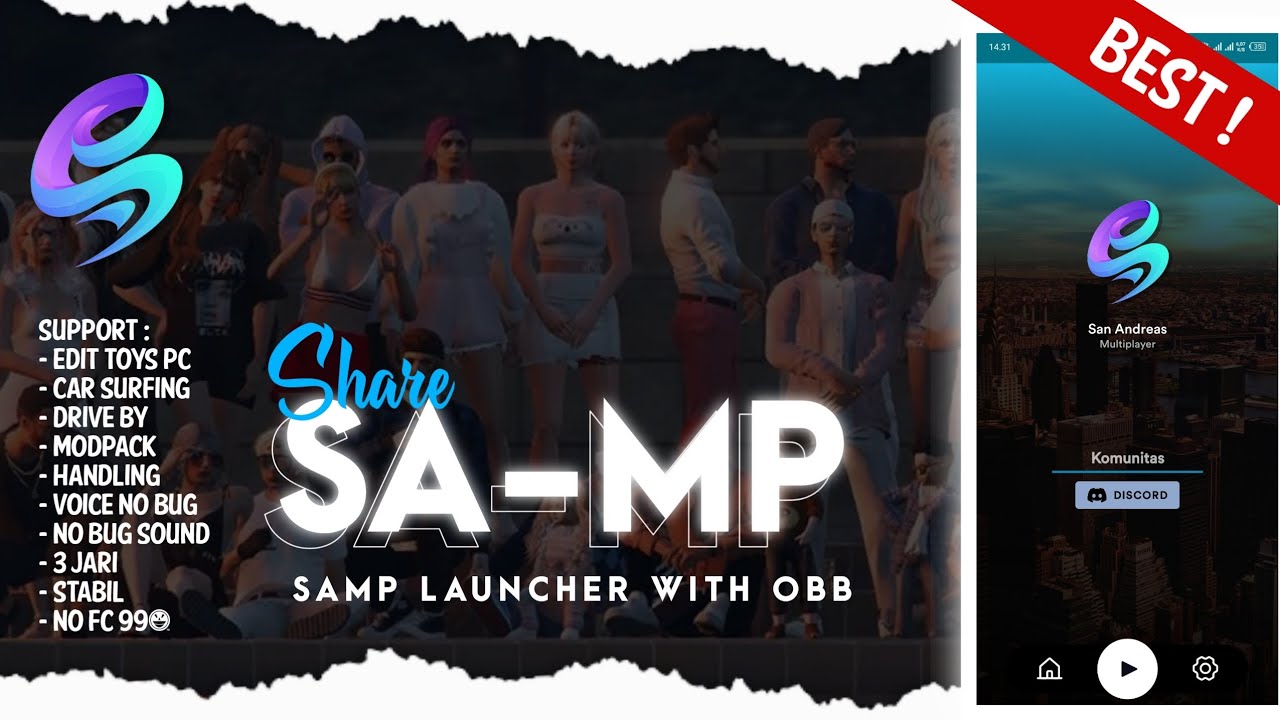 [SHARE] SA-MP LAUNCHER TERBAIK NO FC FPS AMAN EDIT TOYS PC FITUR ...