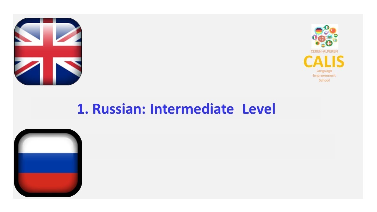 1. Russian Intermediate Level Speaking Lesson Practice Learning - YouTube