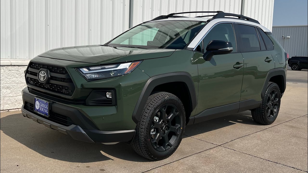 2024 Toyota Rav4 TRD Off-Road Army Green/Ice Edge Roof With Black ...